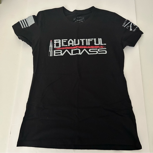Grunt Style | Tops | Grunt Style Beautiful Badass Black Cotton Short ...